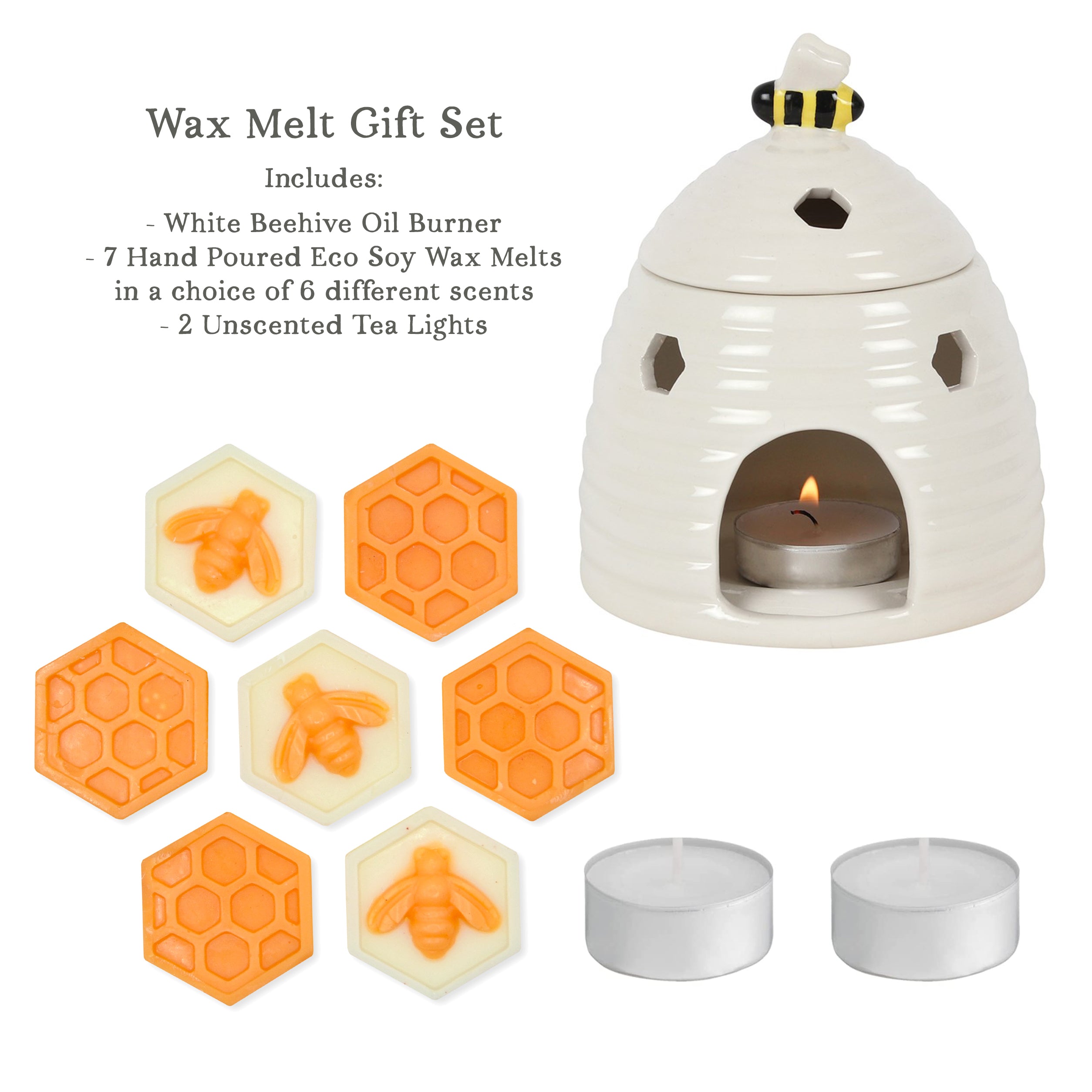Beehive Wax Burner Gift Set – HexNex Jewellery